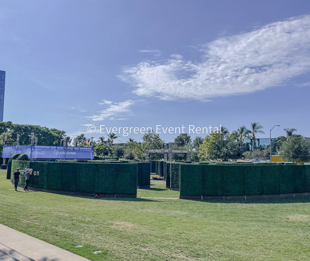 Hedge Maze | Evergreen Event Rentals